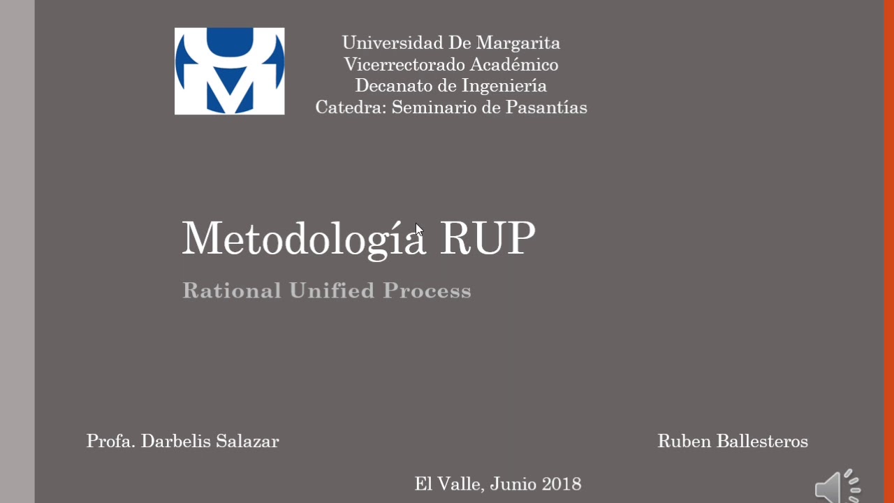 Metodología RUP (Proceso Racional Unificado) - YouTube