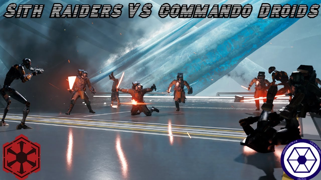 Sith Raiders VS Commando Droids - Star Wars Jedi Survivor NPC Arena ...