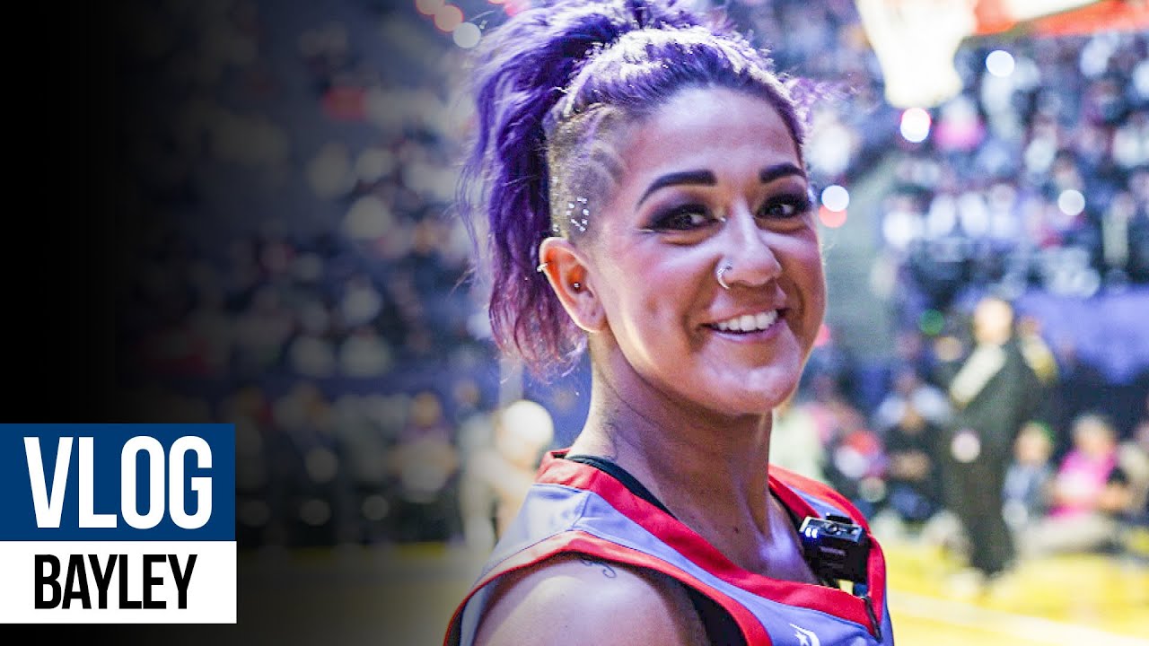 Bayley plays in NBA Celebrity Game: Vlog - YouTube