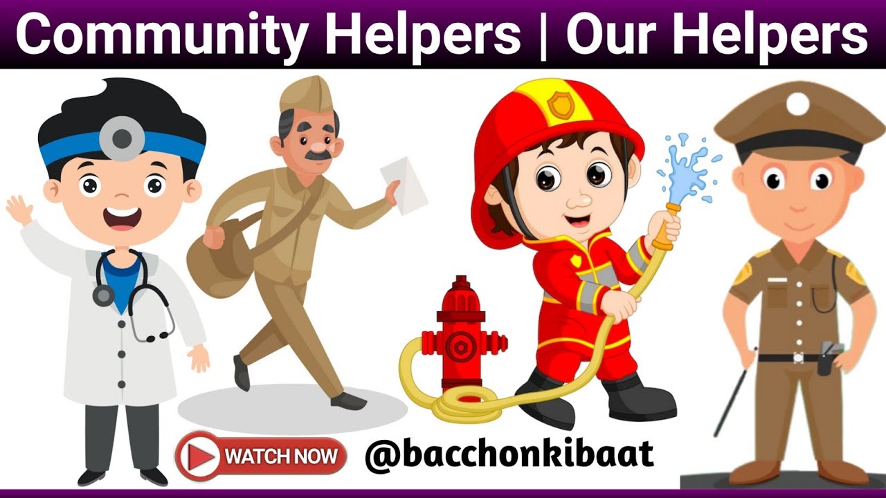 Learn Community Helpers | Our Helpers Name in English and Hindi ...