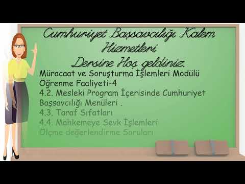 8- Taraf Sıfatları- Ölçme Değerlendirme Soruları-Cumhuriyet Başsavcılığı Kalem Hizmetleri