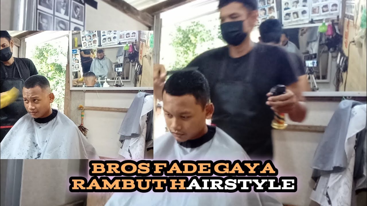 Bros Fade Gaya Rambut Hairstyle Tutorial - YouTube