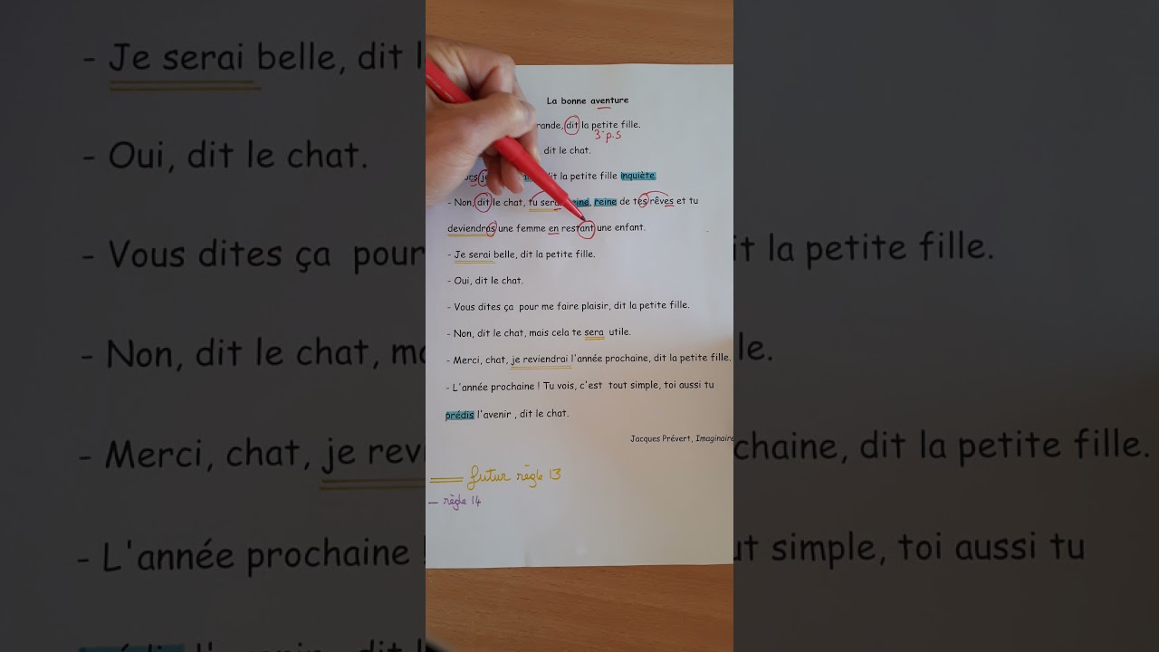 5ème Séquence Théâtre : correction de la dictée - YouTube