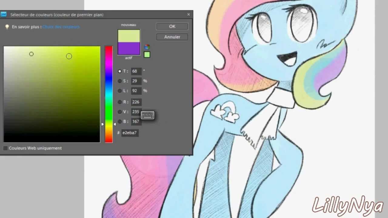 SpeedPaint // Rainbow Dash always dresses in style ~ - YouTube