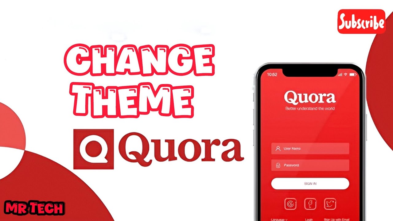 How to Change Theme in Quora Application - YouTube