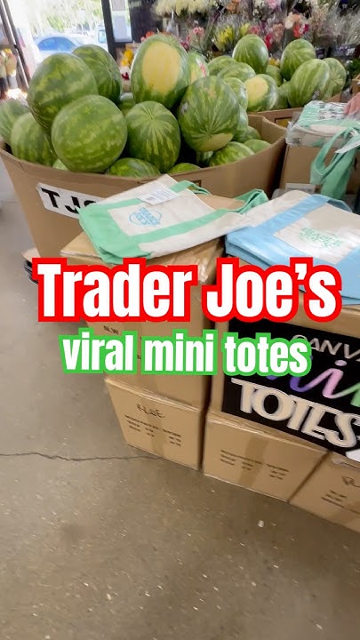 Trader Joe’s VIRAL RESTOCK‼️ #traderjoes #minitote #traderjoesmusthaves #swaysdeals - YouTube