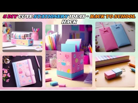 5 DIY CUTE SCHOOL SUPPLIES IDEAS YOU SHOULD DEFINITELY TRY - BACK TO ...