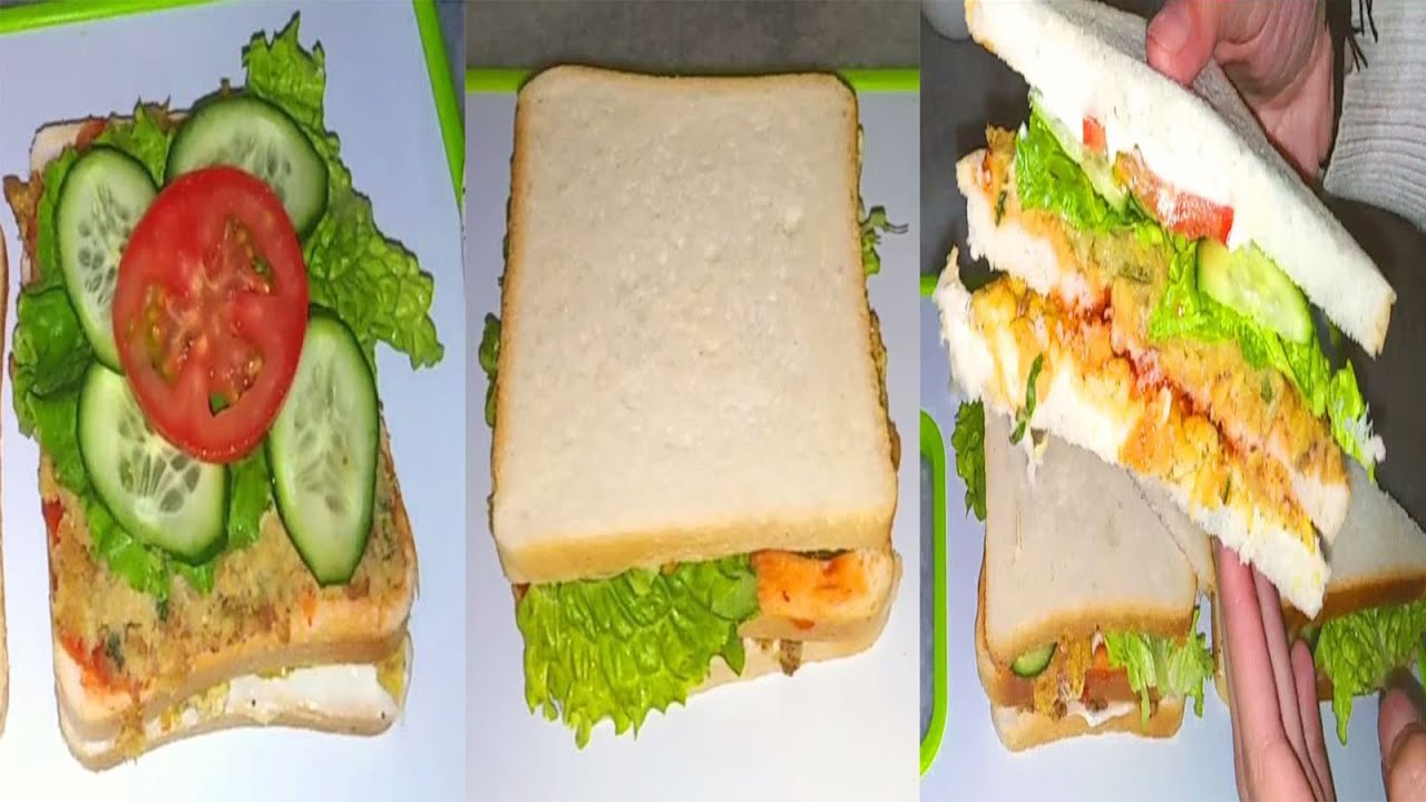 Egg Shami Kabab Sandwich Recipe | Anda Shami Sandwich Recipe | Faiza's ...