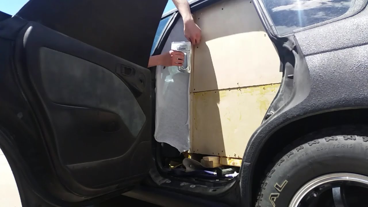 (2) SUNDOWN X15 4TH ORDER WALL BUILD #13 | Sealing Off B-Pillar - YouTube