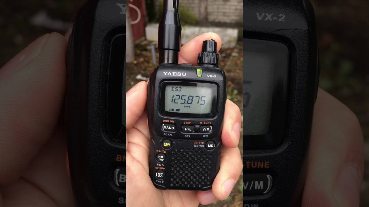 Yaesu VX-2R Icom IC-E91 AOR8000 AVIA - YouTube