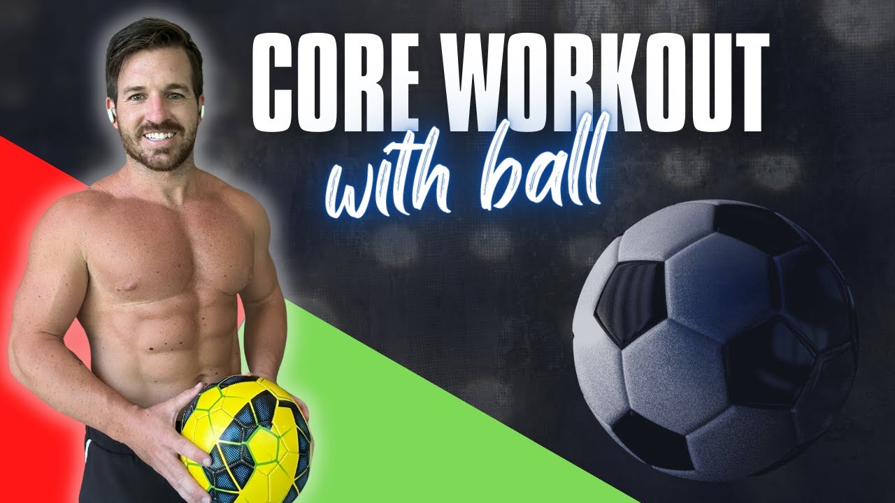 Core Workout with Soccer Ball | 8-Minute Follow Along - YouTube