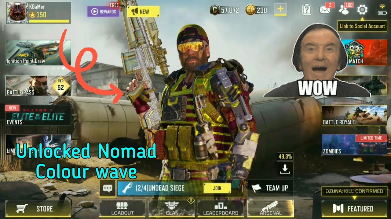 How to unlock Nomad Colour wave | Gameplay 😃🤗🙏 - YouTube