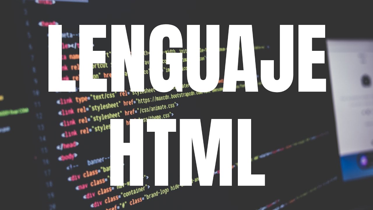 Lenguaje HTML - Introducción y página de ejemplo - YouTube