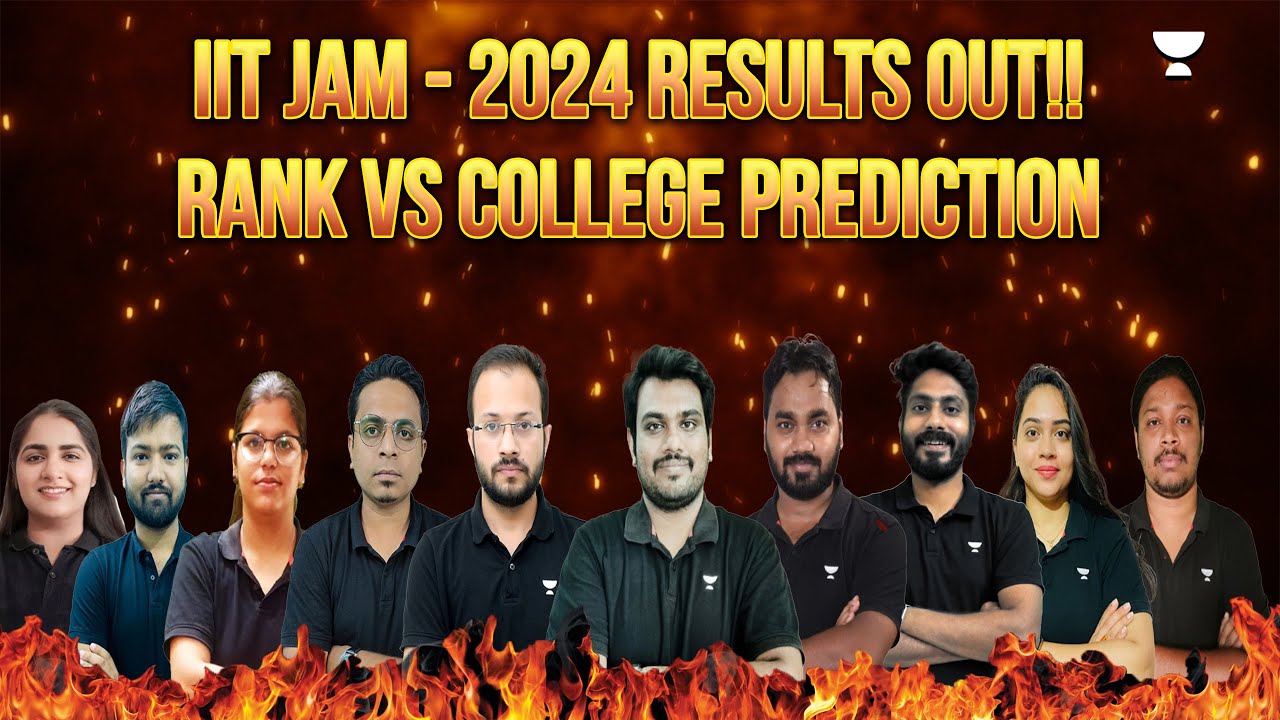 IIT JAM 2024 Results Out | Rank vs College #iitjam - YouTube