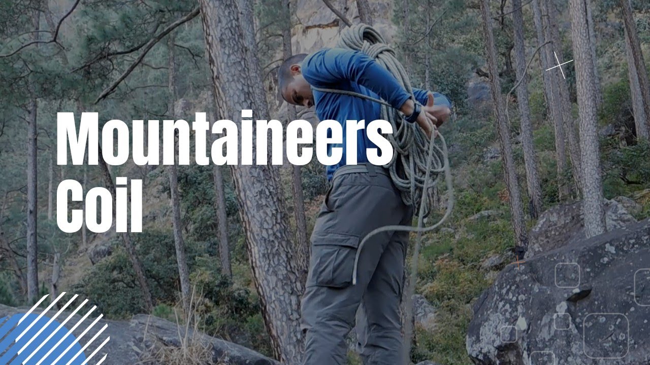 Learn How to Coil the climbing rope - mountaineers coil - YouTube