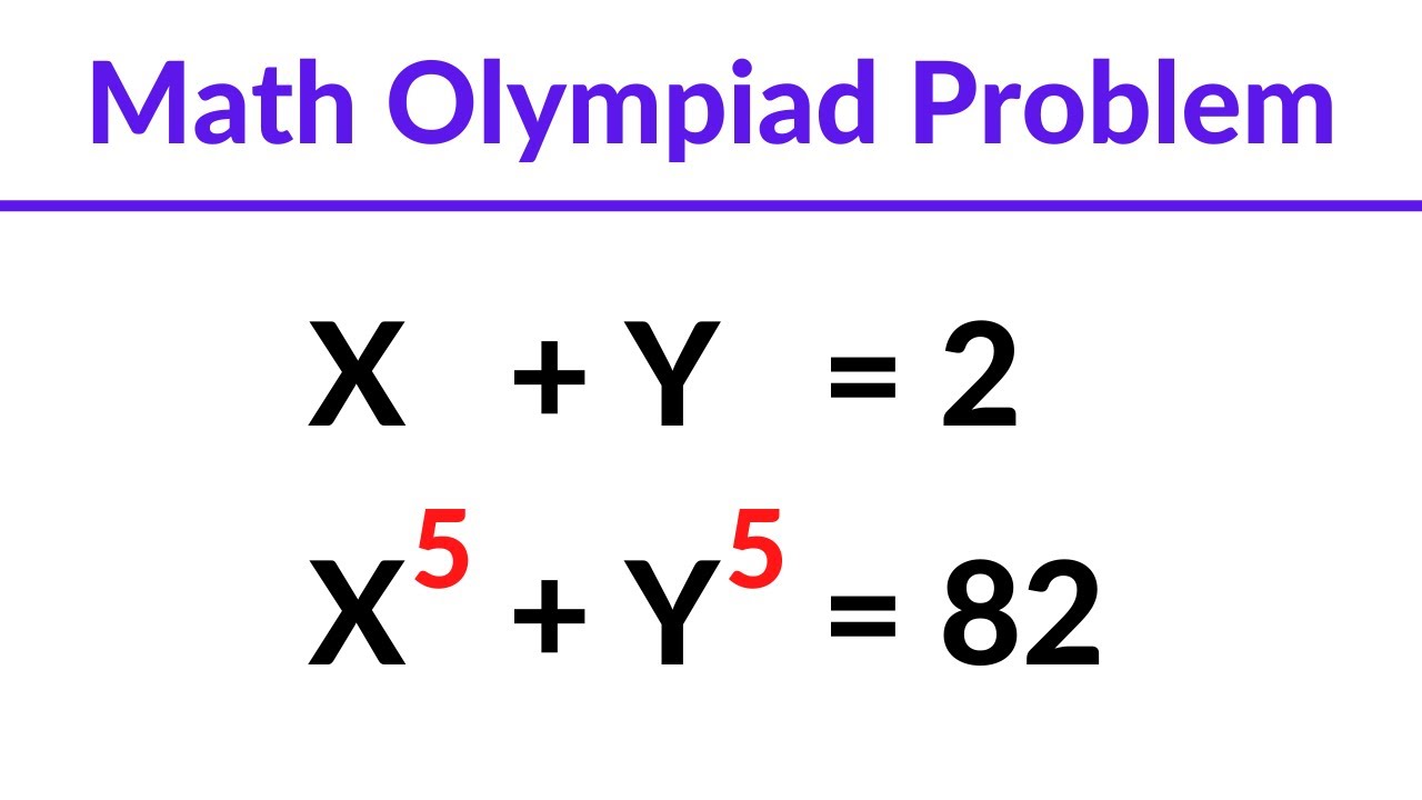 Math Olympiad Algebra Challenge | 2 Different Methods - YouTube