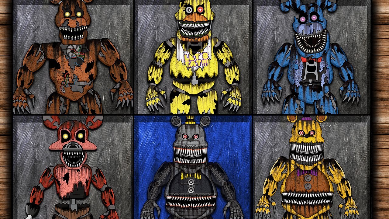 ASMR All FNAF 4 Repair Animations | Five Nights At Freddy’s - YouTube