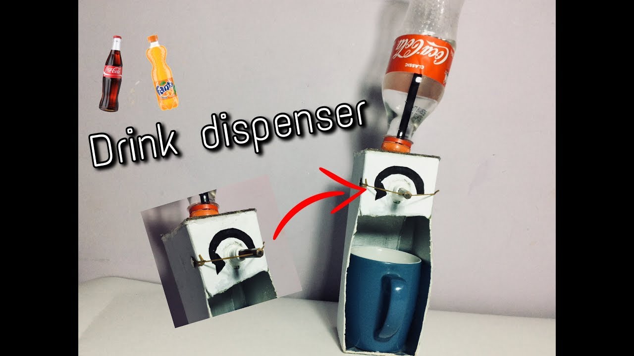 How to make a Drink Dispenser at Home **NEW WAY** - YouTube