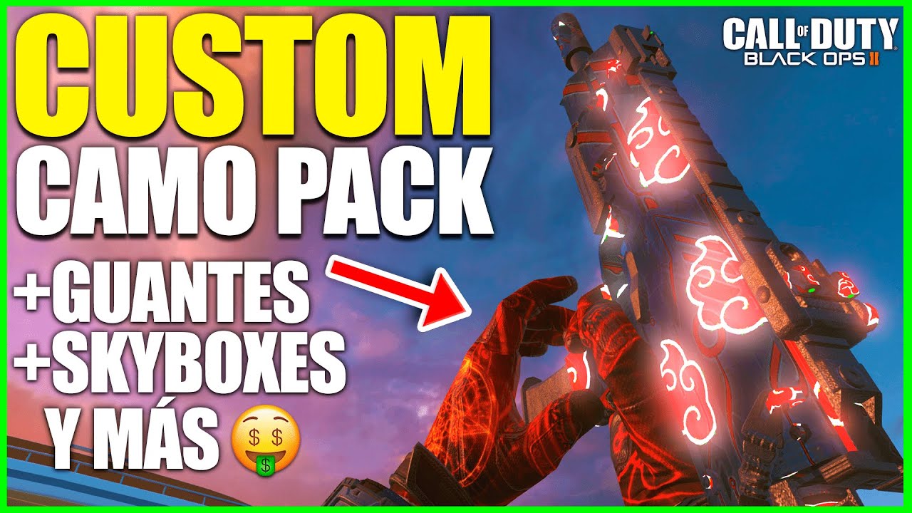 Como Tener CAMUFLAJES CUSTOM en BO2 PLUTONIUM | PACK CUSTOM CAMOS ...