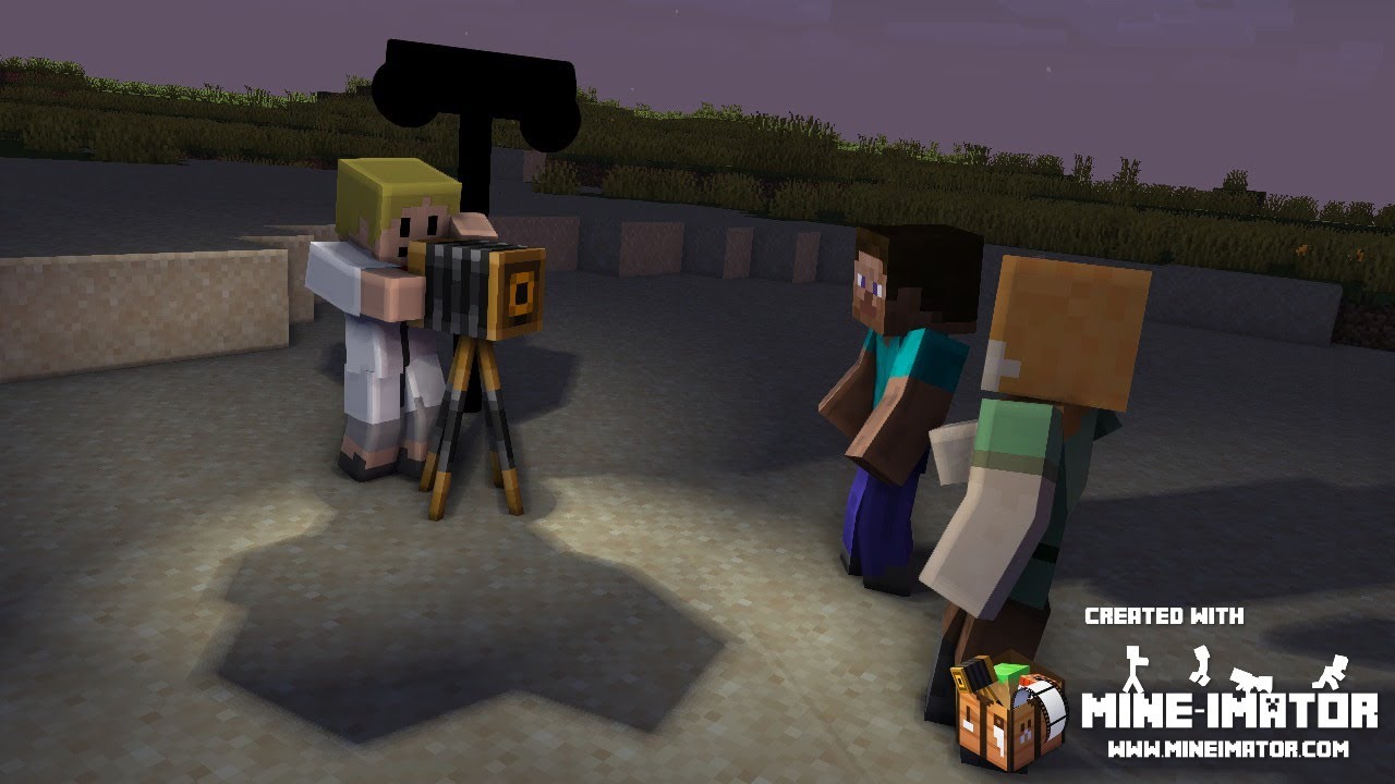animating on mine-imator - YouTube