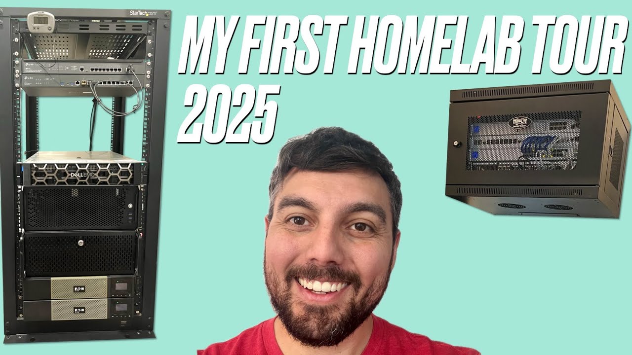 First homelab tour ever! In the year 2025 - YouTube