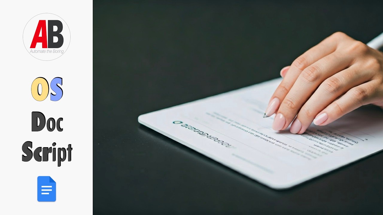 Any Page Size | Bionic Reading | Google Map Image in Google Docs: OneScript - YouTube