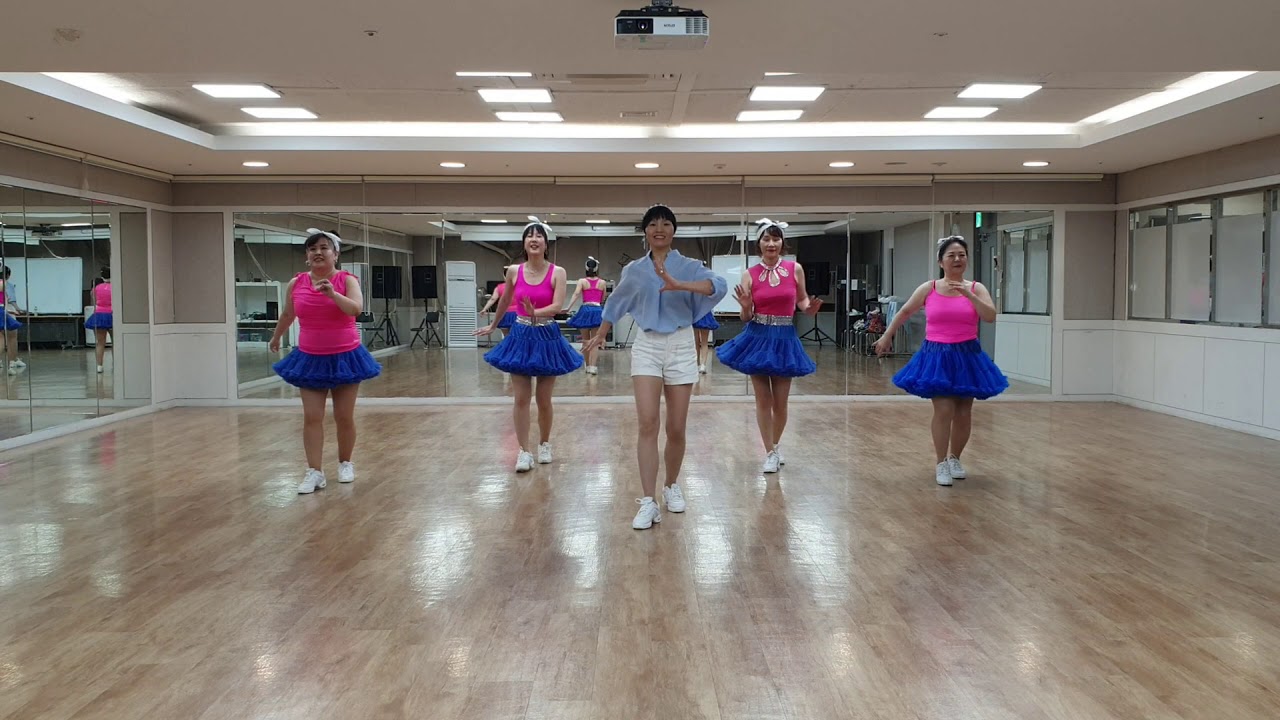 Upside Down Line Dance (Beginner Level) - YouTube