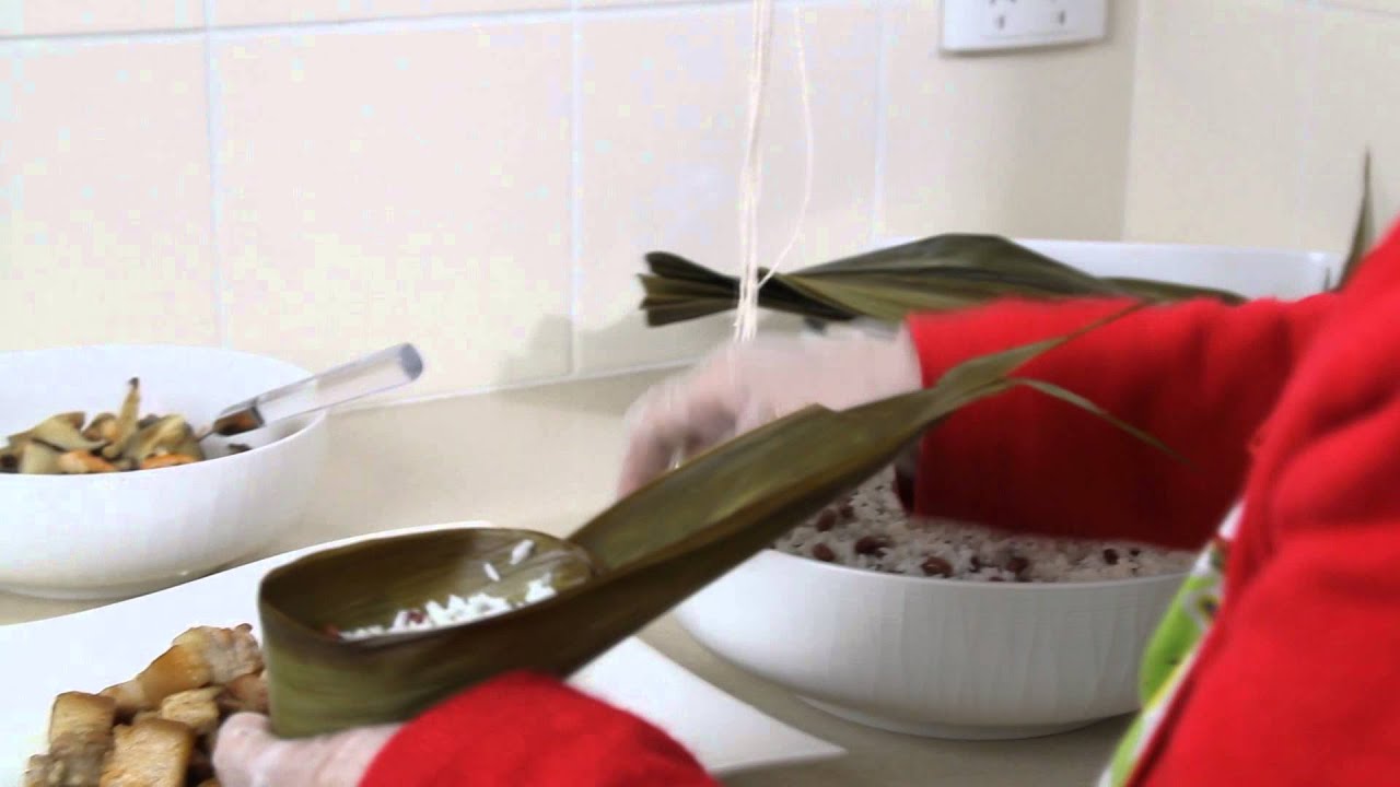 How to make zongzi - sticky Rice (Teochew Zang Zi) - YouTube