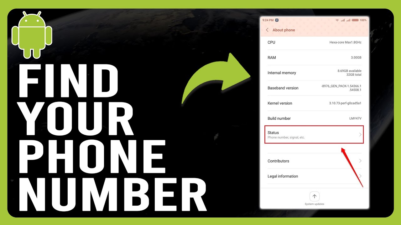 How to View Your Phone Number on Android (How to Find Your Phone Number ...
