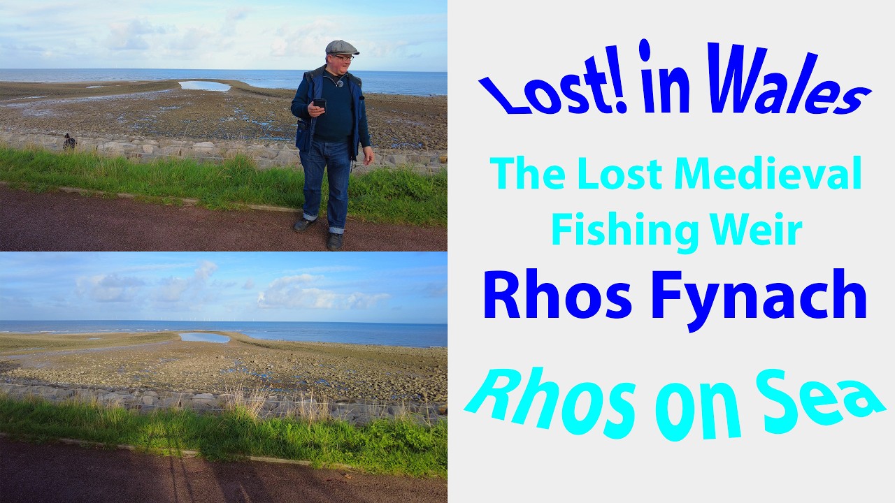 Lost! The remains of a medieval fishing weir in Rhos on Sea, North ...