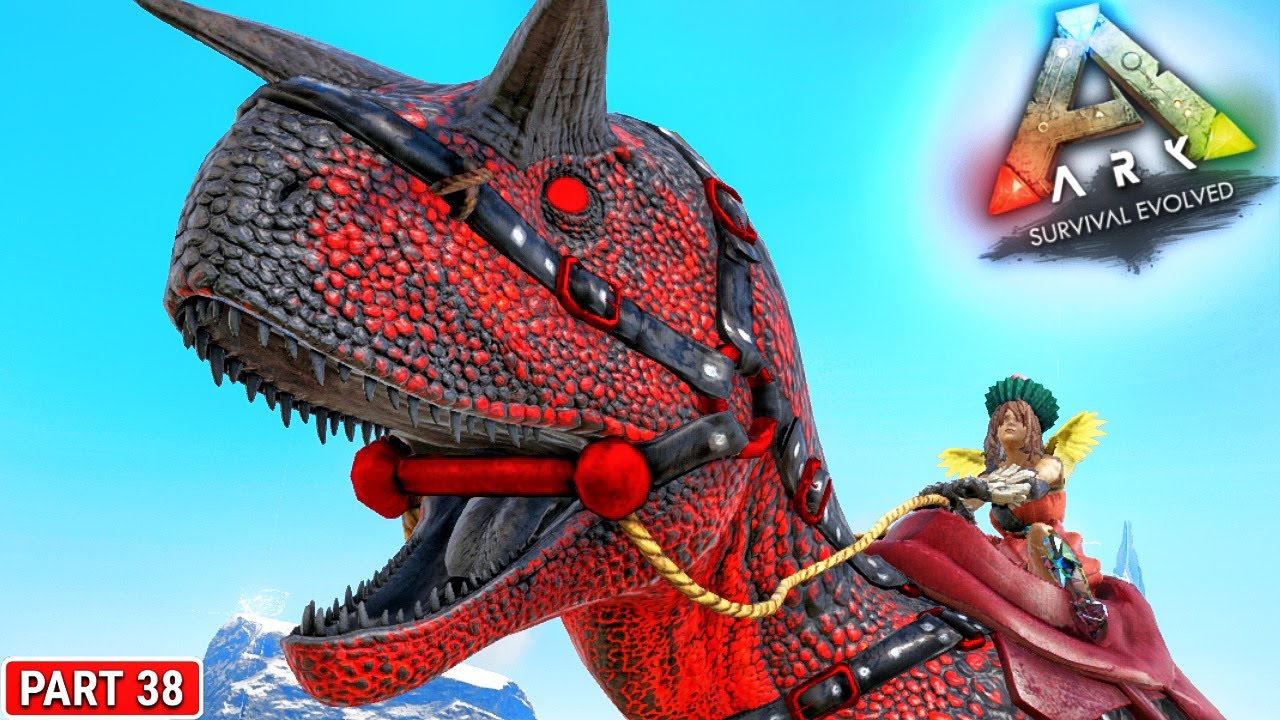 Taming Deadly Predator Apex Carnotaurus 🔥🔥🔥 : ARK Ice Age : ARK ...