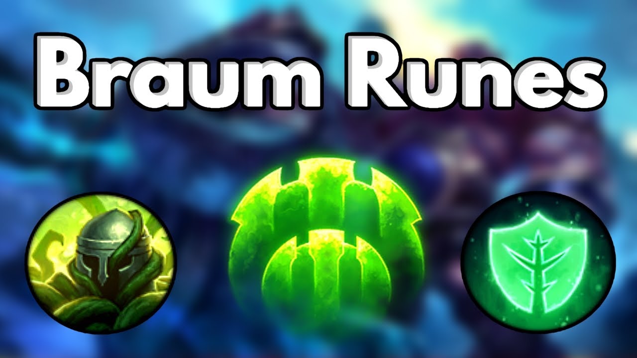 The BEST Braum Runes Season 10 - League of Legends S10 - YouTube