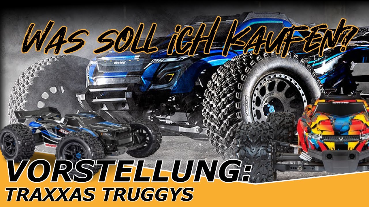 Vorstellung TRAXXAS Truggys XRT, Sledge & Rustler 4X4 VXL - YouTube