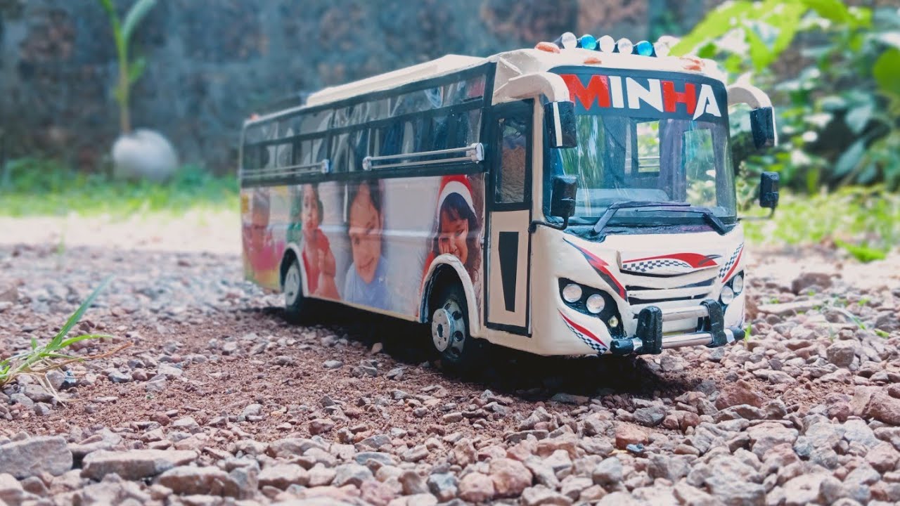Bus miniature handmade model from foam sheet#vehicle #miniature - YouTube