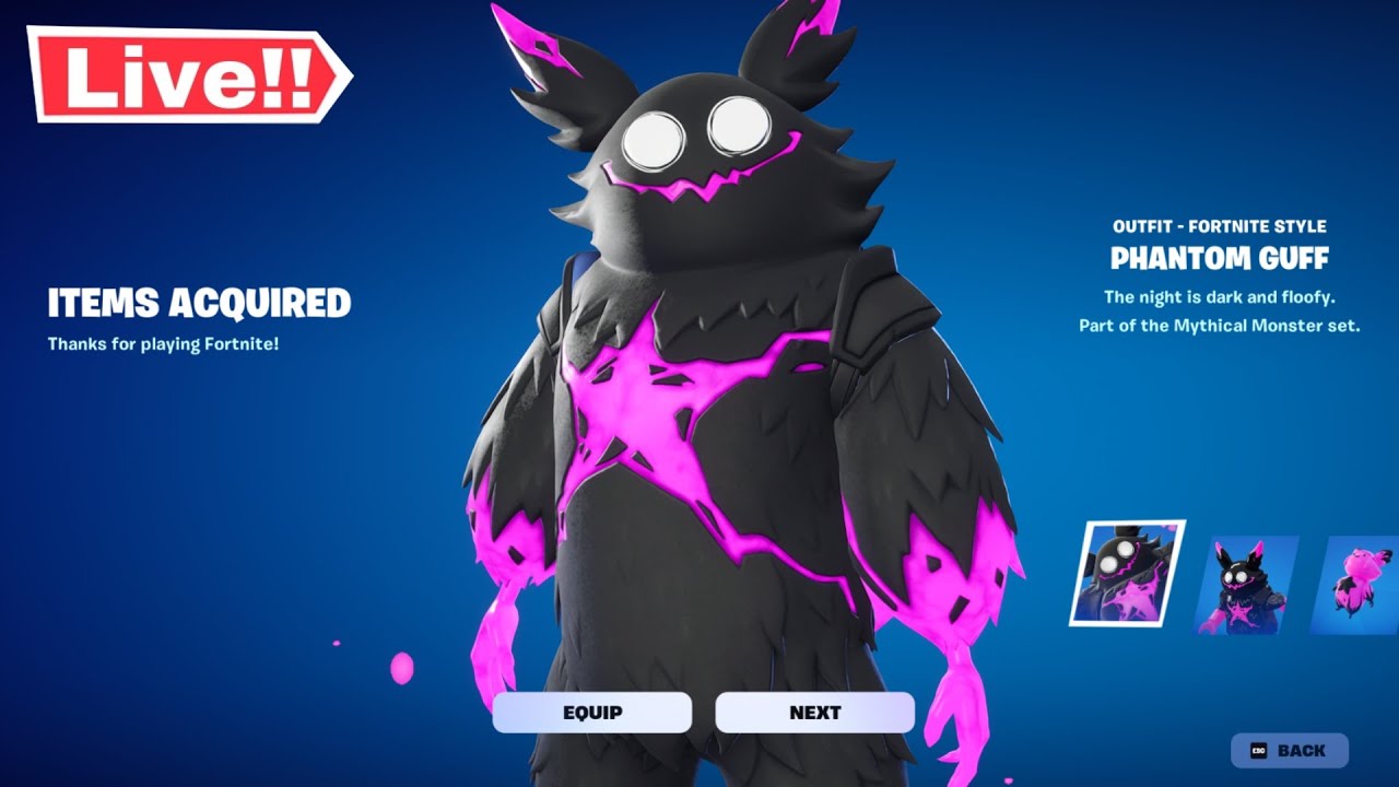 🔴Fortnite PHANTOM GUFF *NEW* ITEM SHOP TODAY October 19! (Chapter 5 ...