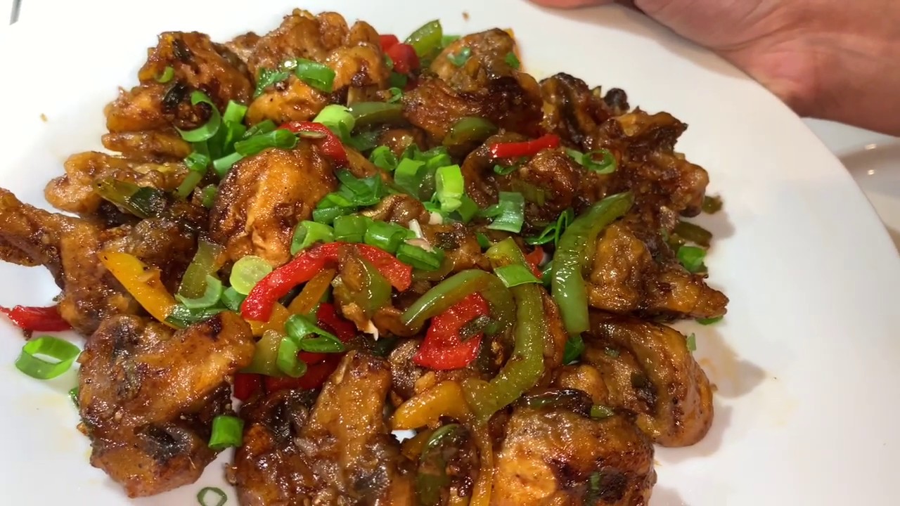 Mushroom Chilli Recipe | How to make Chilli Mushroom at home | Chilli ...