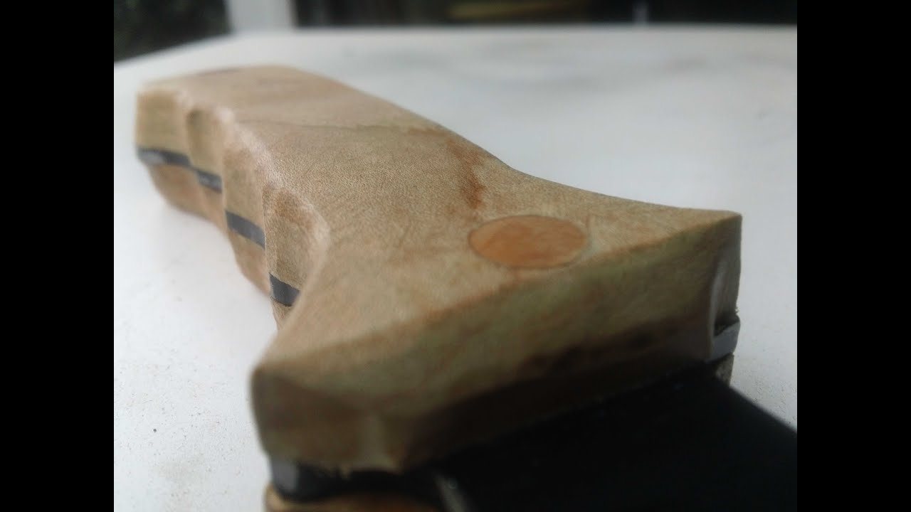 Make a Knife Handle DIY - YouTube