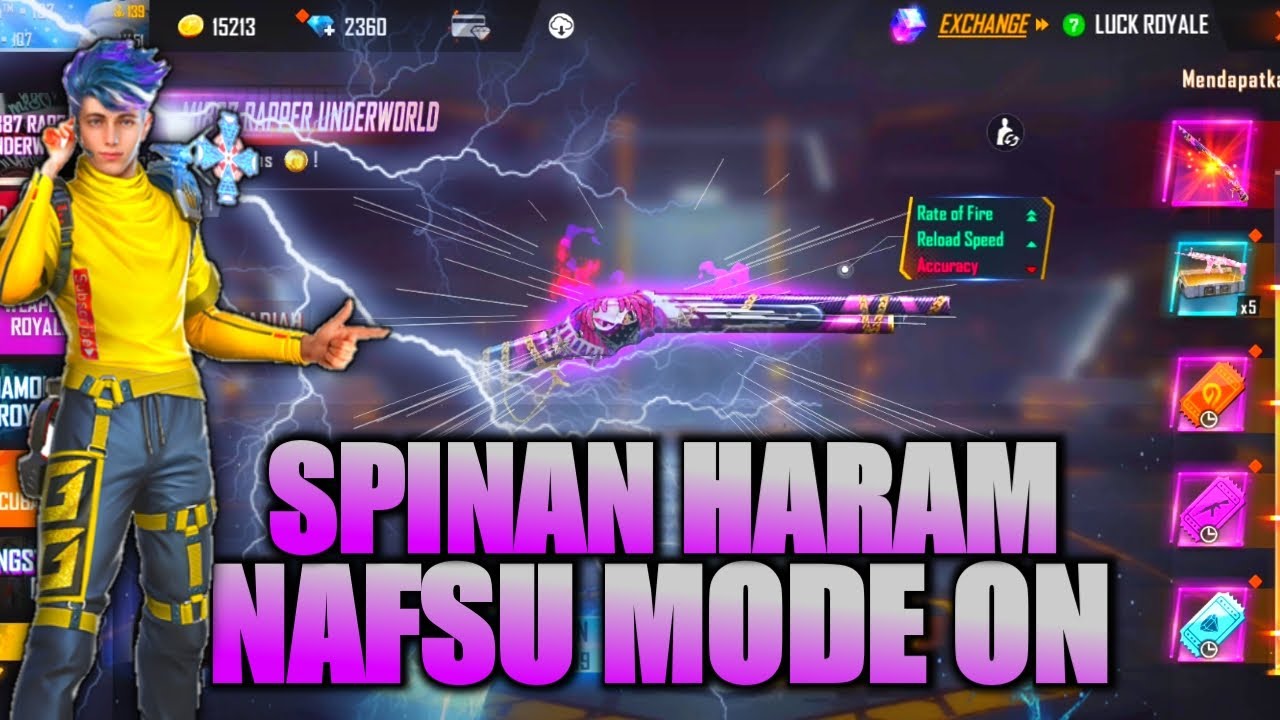 SPIN SG 2 RAPPER UNDERWORLD !!! HABIS BERAPA DM?? TANPA RITUAL BOT ...