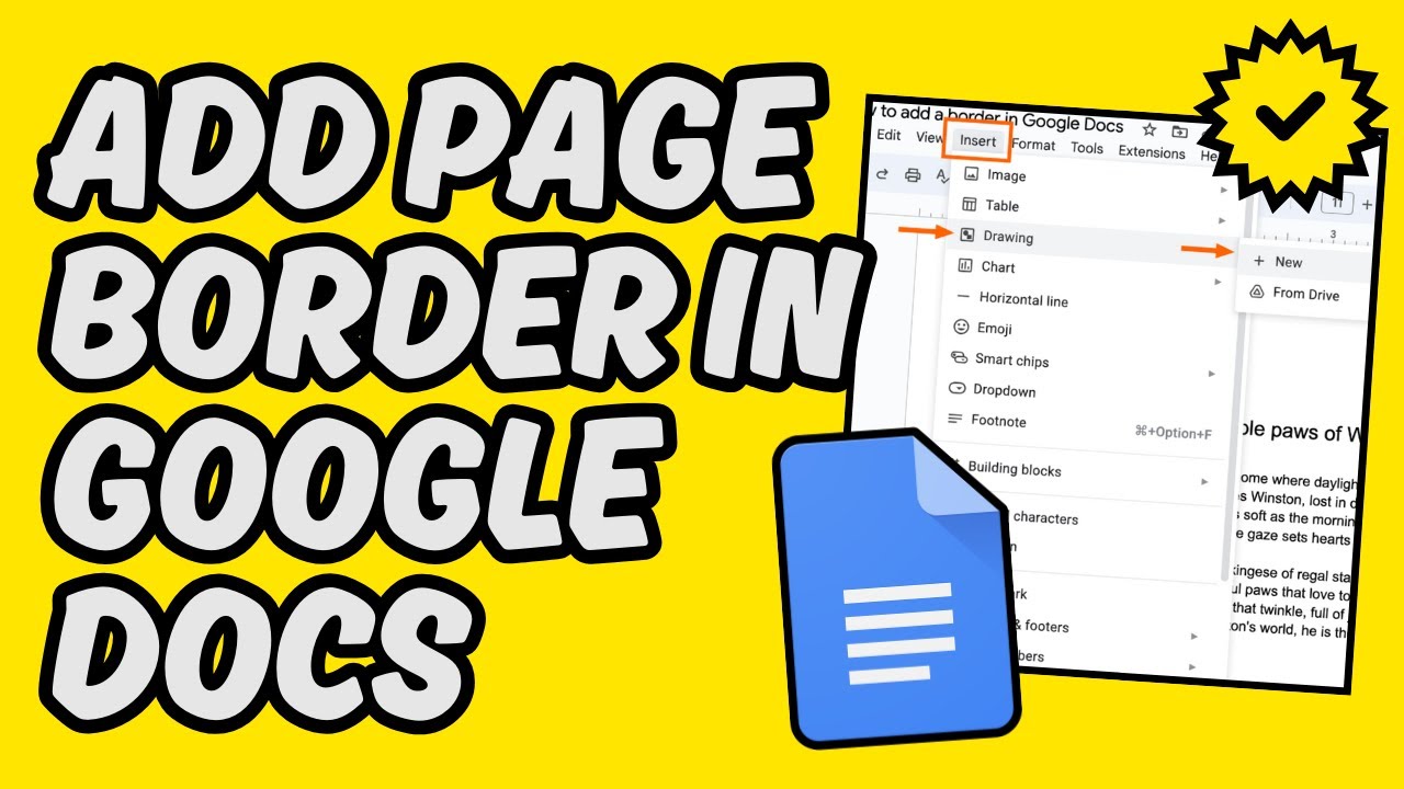 [Easy Guide] Add Page Border in Google Docs - YouTube