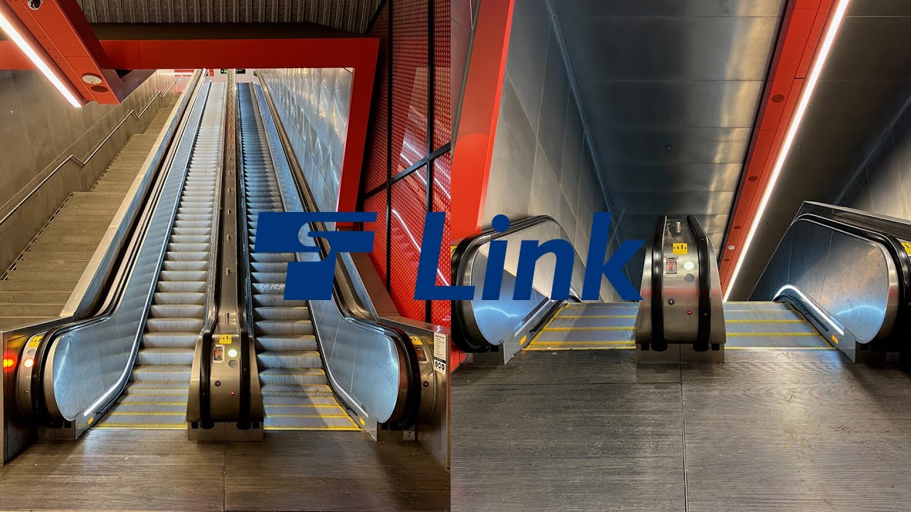 Long Schindler Double-File Street Level Escalators - U District Link ...