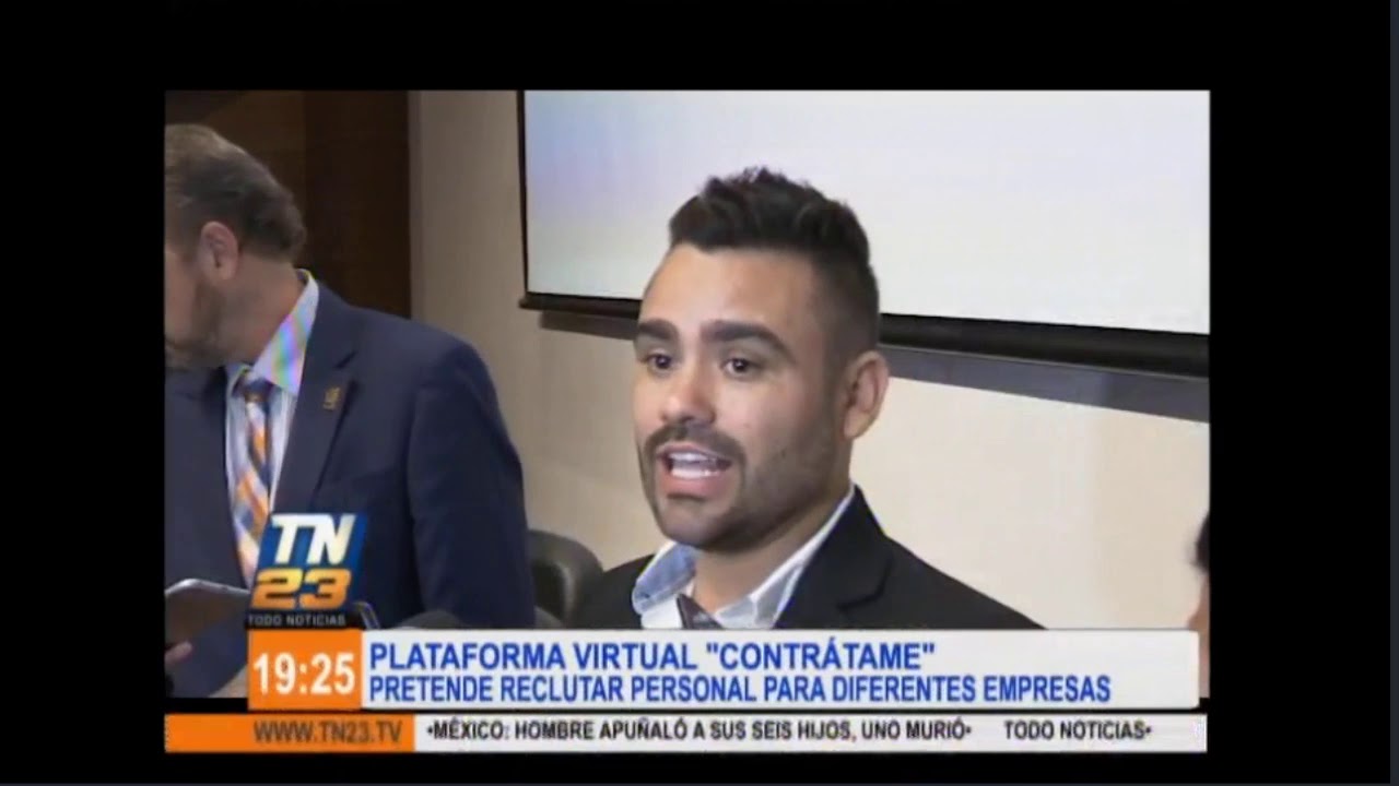 Plataforma virtual "Contrátame" - YouTube
