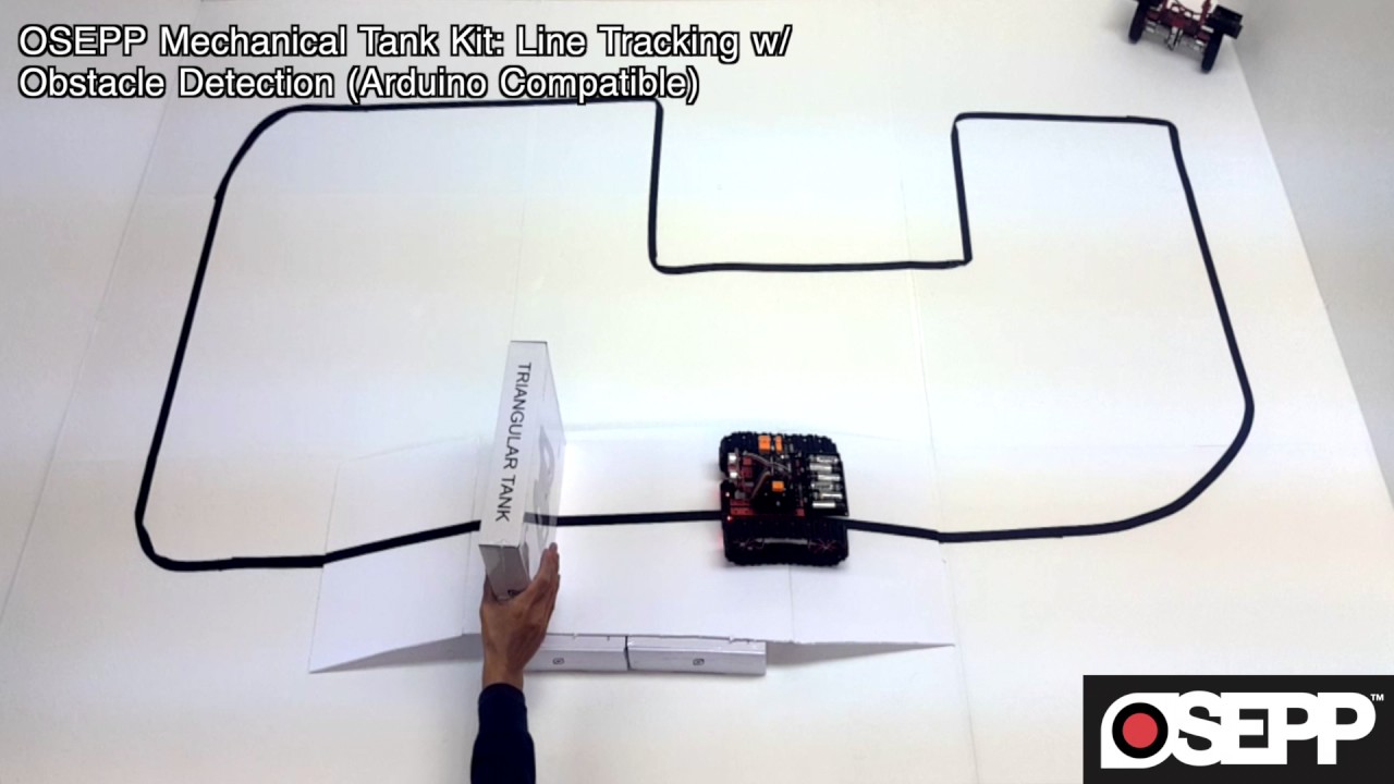 TANK-01 Line Tracker - YouTube