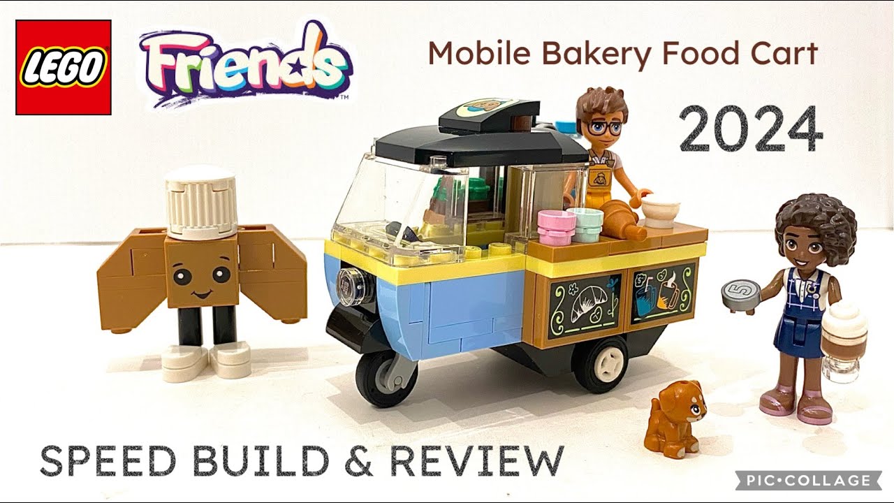2024 LEGO Friends 42606 Mobile Bakery Food Cart SPEED BUILD & REVIEW ...