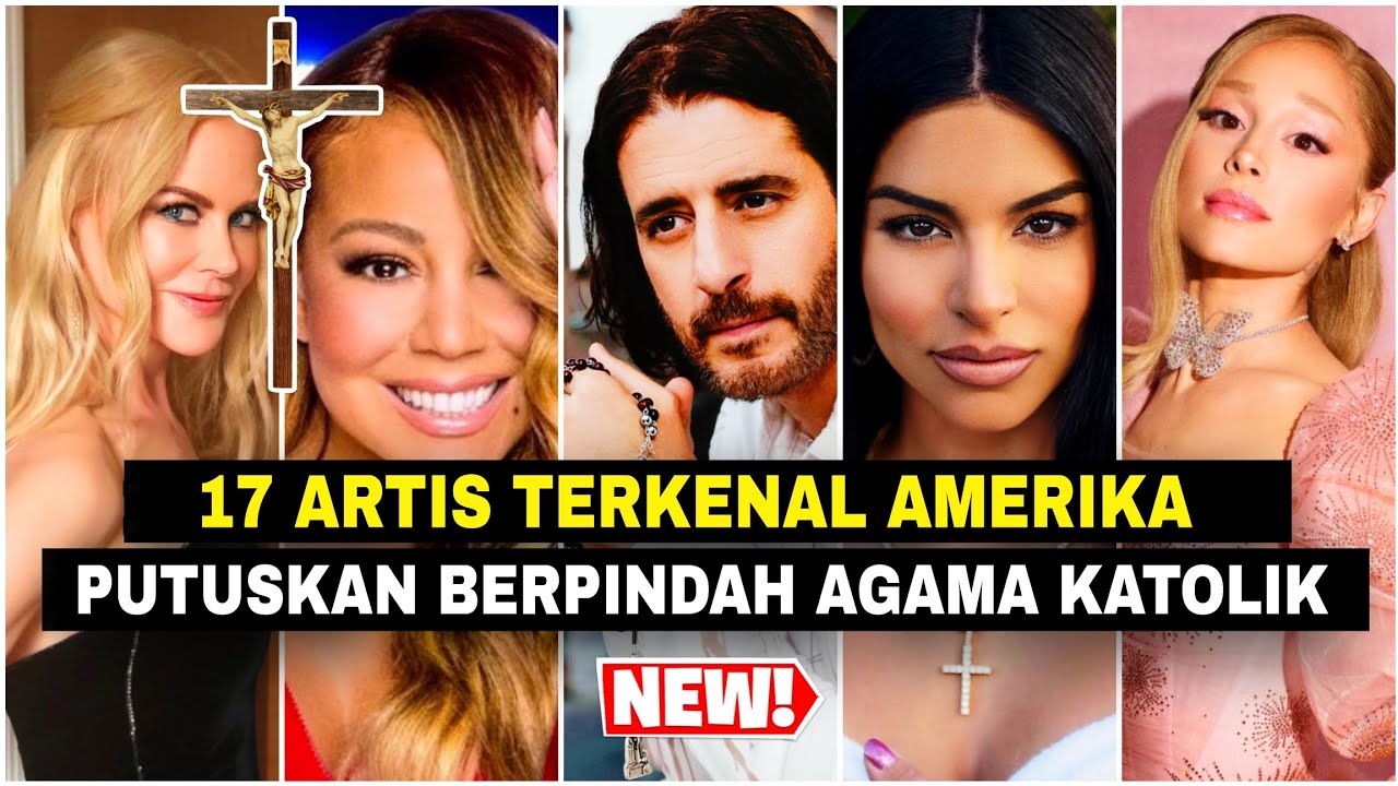 Mengapa 17 Artis terkenal Amerika Serikat ini berpindah masuk Katolik? Jawaban mereka ...