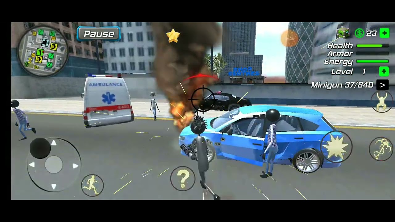 stickman crime part 1 - YouTube