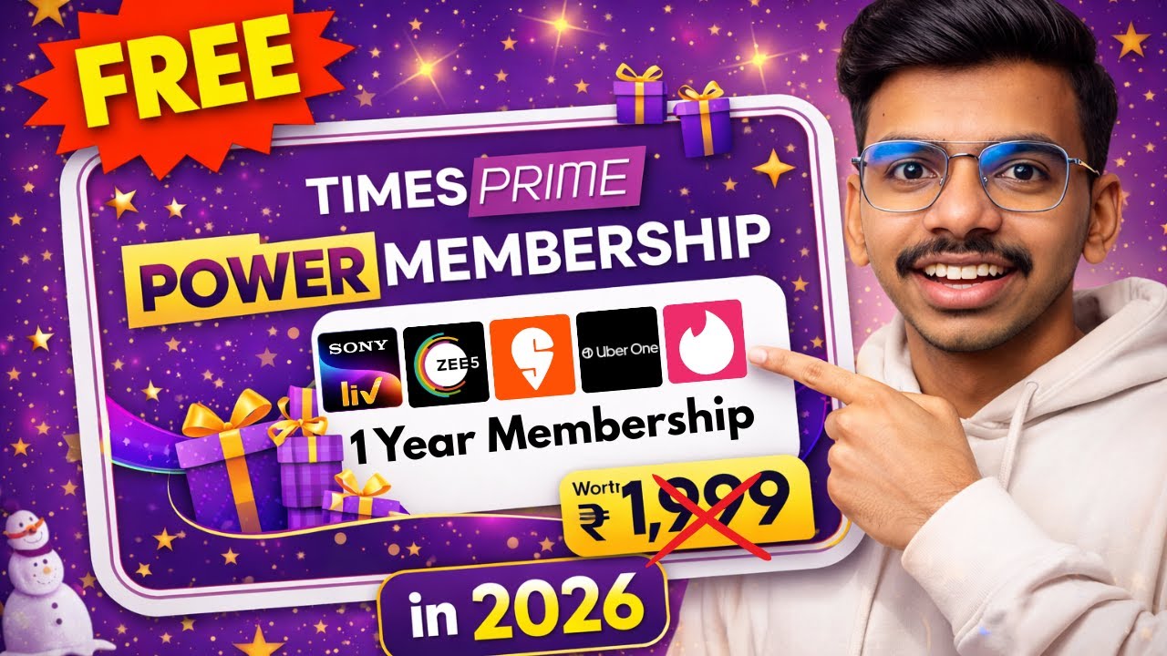 Free Times Prime Power Membership Worth ₹1,999 in 2026 | Times Prime ...