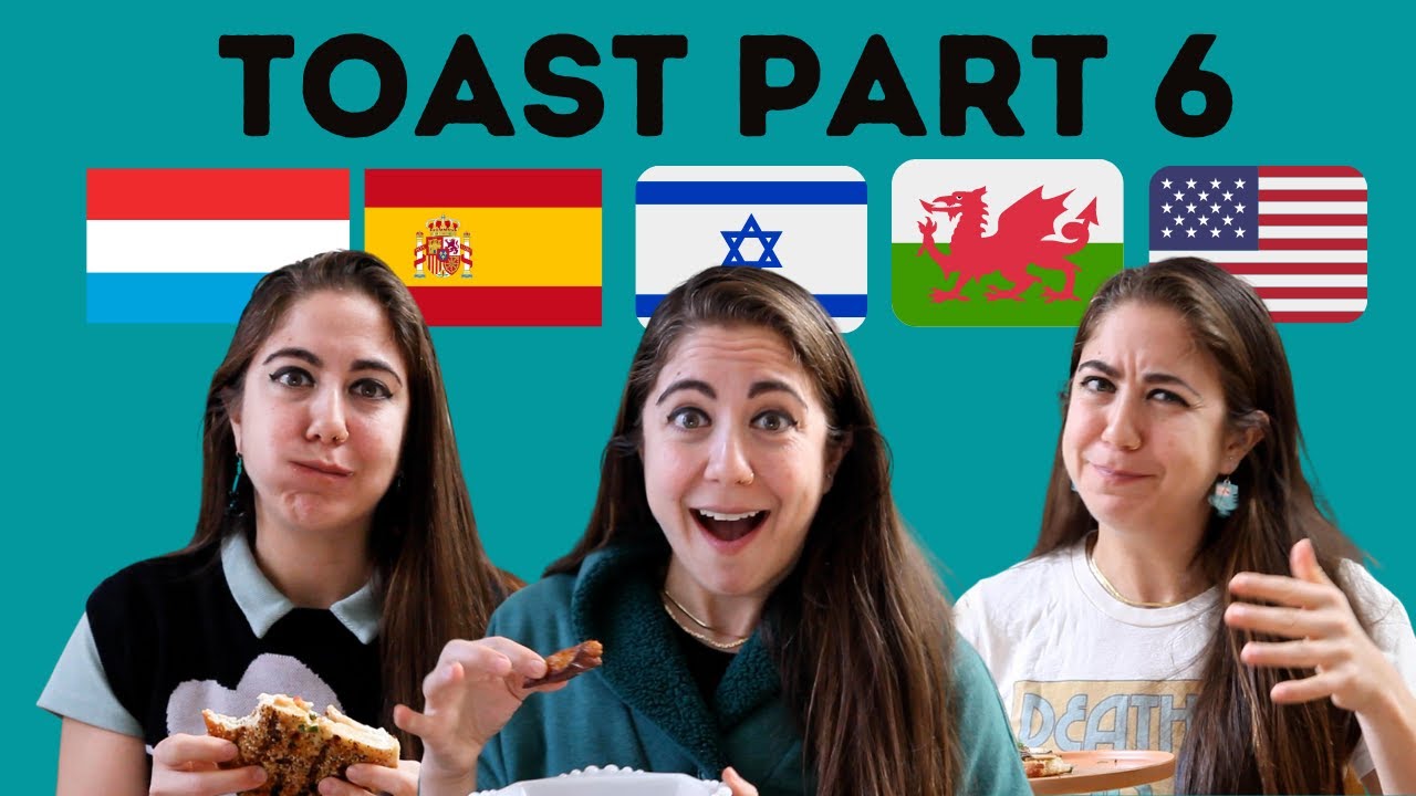 🍞 5 Toast Ideas from 5 Countries (🇪🇸🇮🇱🇺🇸🇱🇺🇬🇧) - YouTube