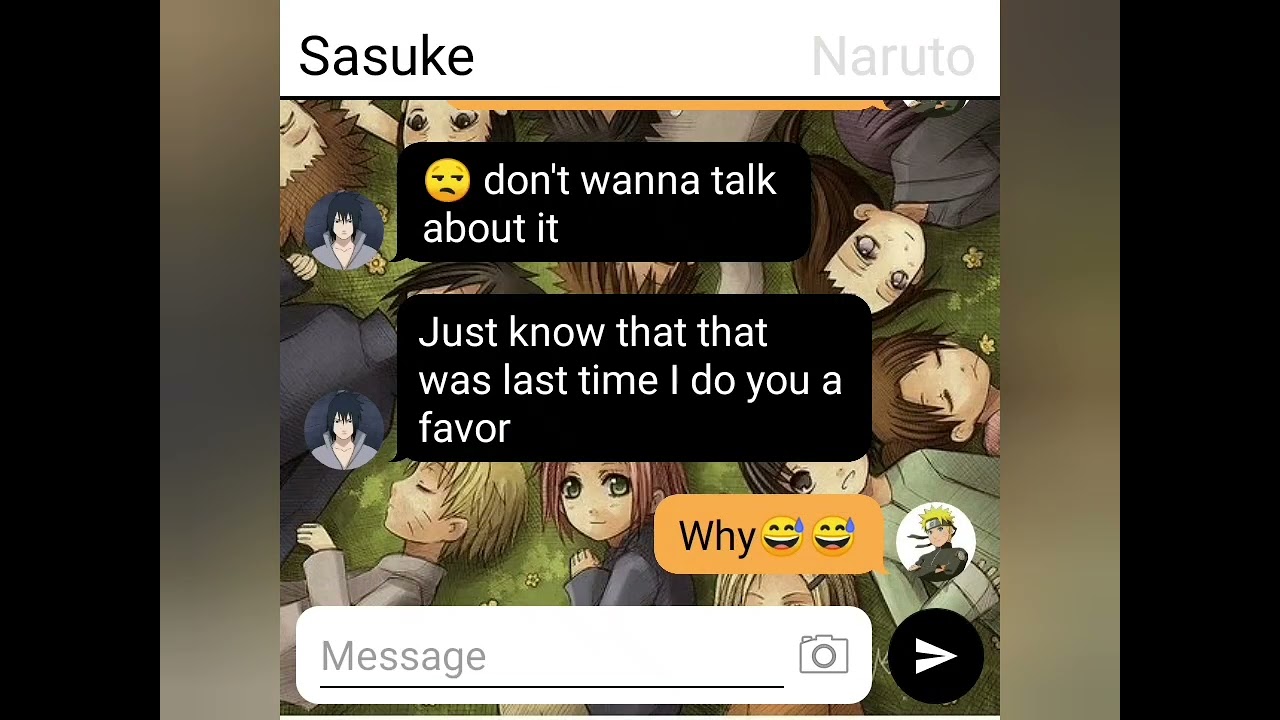 Naruto smashed Hinata part 2(Naruto group chat)😂😍 what happened - YouTube