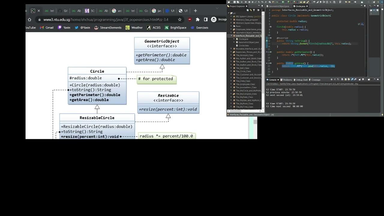 OOP Exercise 6.5 (java) - YouTube