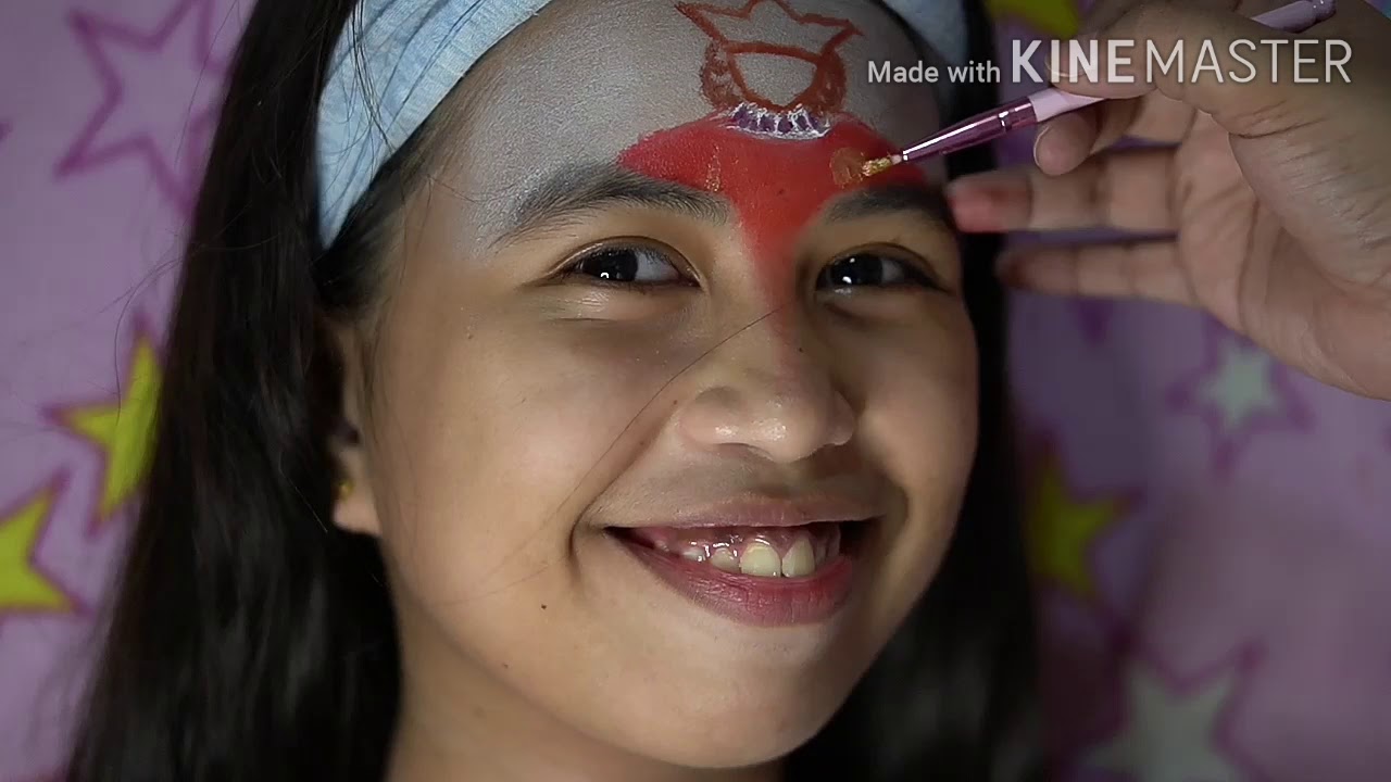 SINULOG FACE PAINT TUTORIAL - YouTube